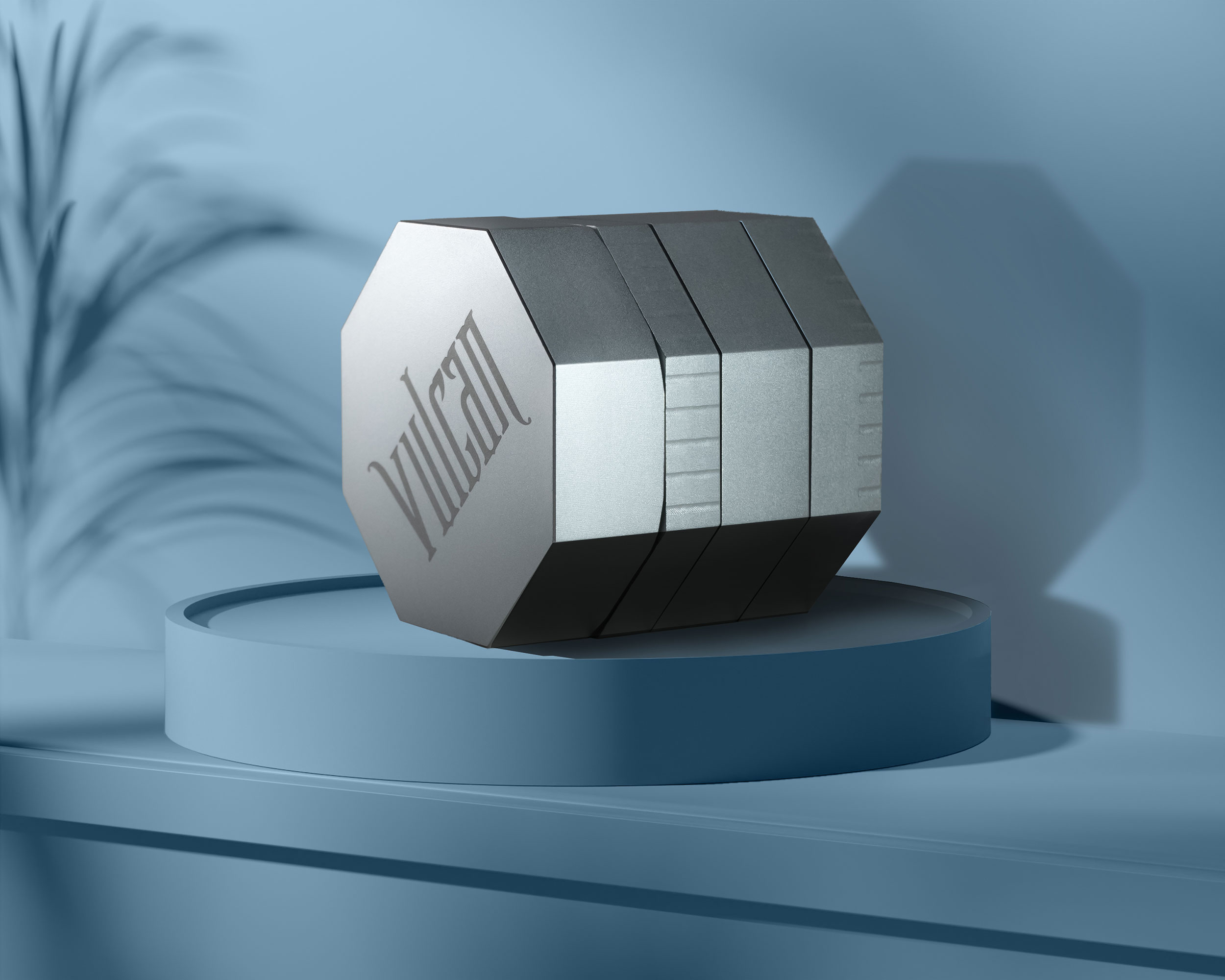Vulcan 66mm Fully Magnetic 4pc Herb Grinder-Silver - Vulcan Grinders